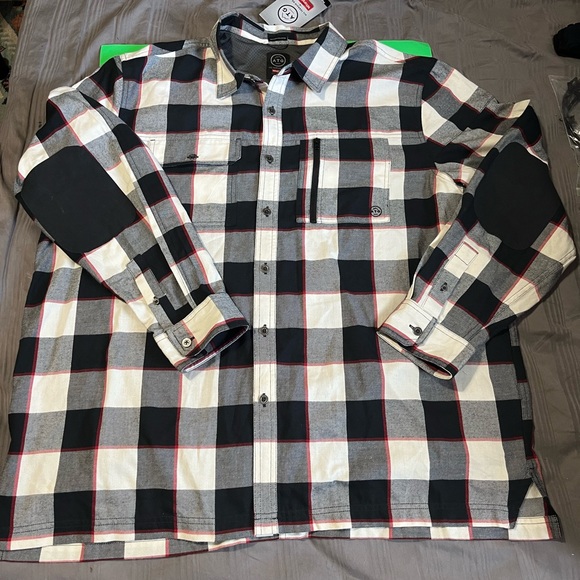 Wrangler | Shirts | Wrangler Atg All Terrain Hiking Flannel Shirt Xxl ...